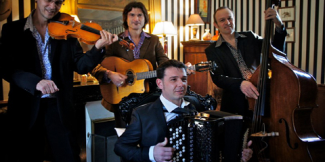 Musique tzigane et autre musique festive table en table - Les Little Pom'